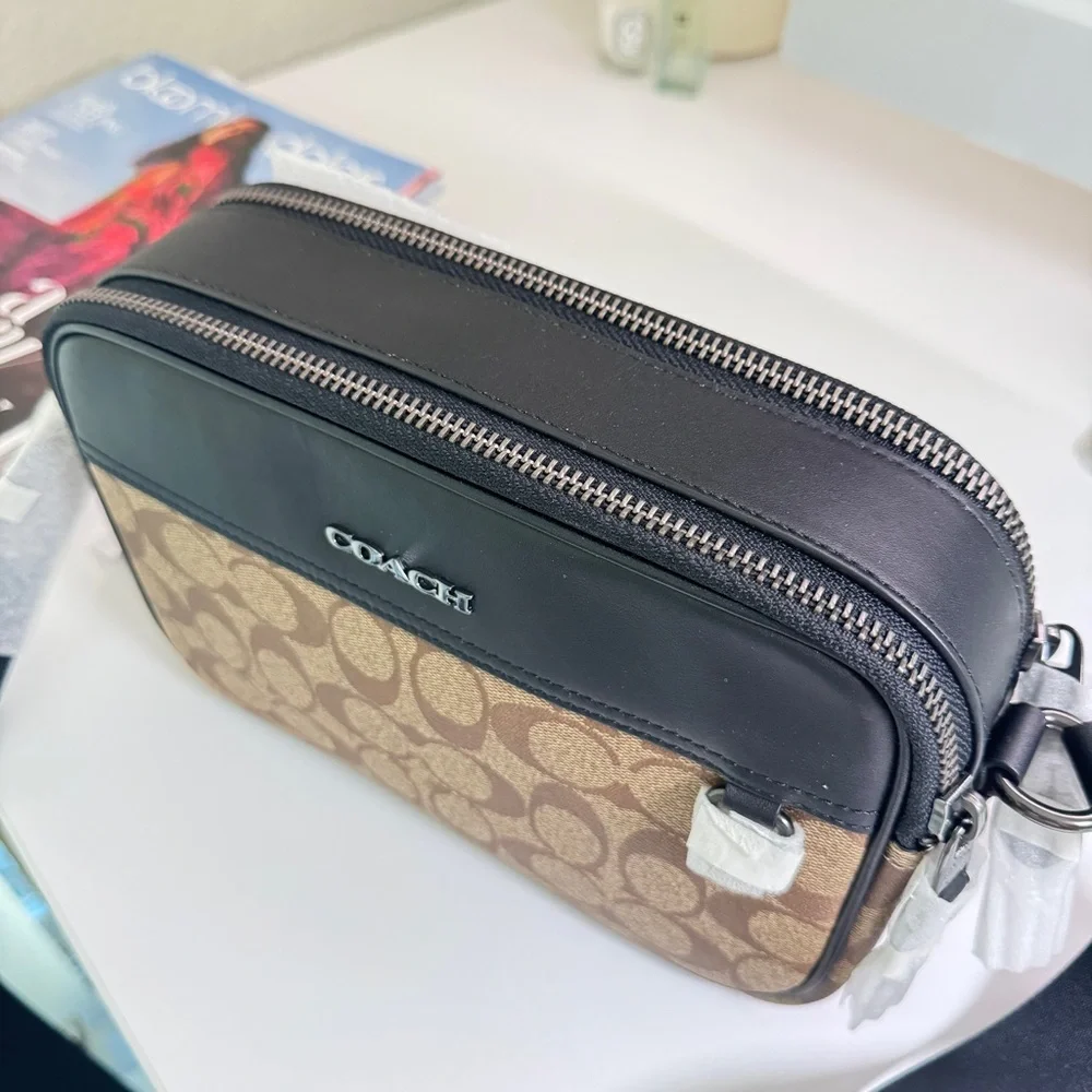 Coach | Bags | Coach C449 Mens Graham Crossbody In Signature Canvas ...